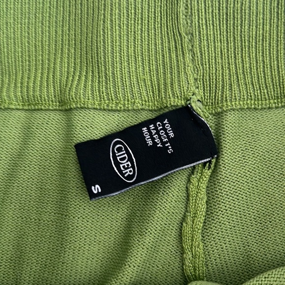 Cider | Pants & Jumpsuits | Green Flowy Pants | Poshmark